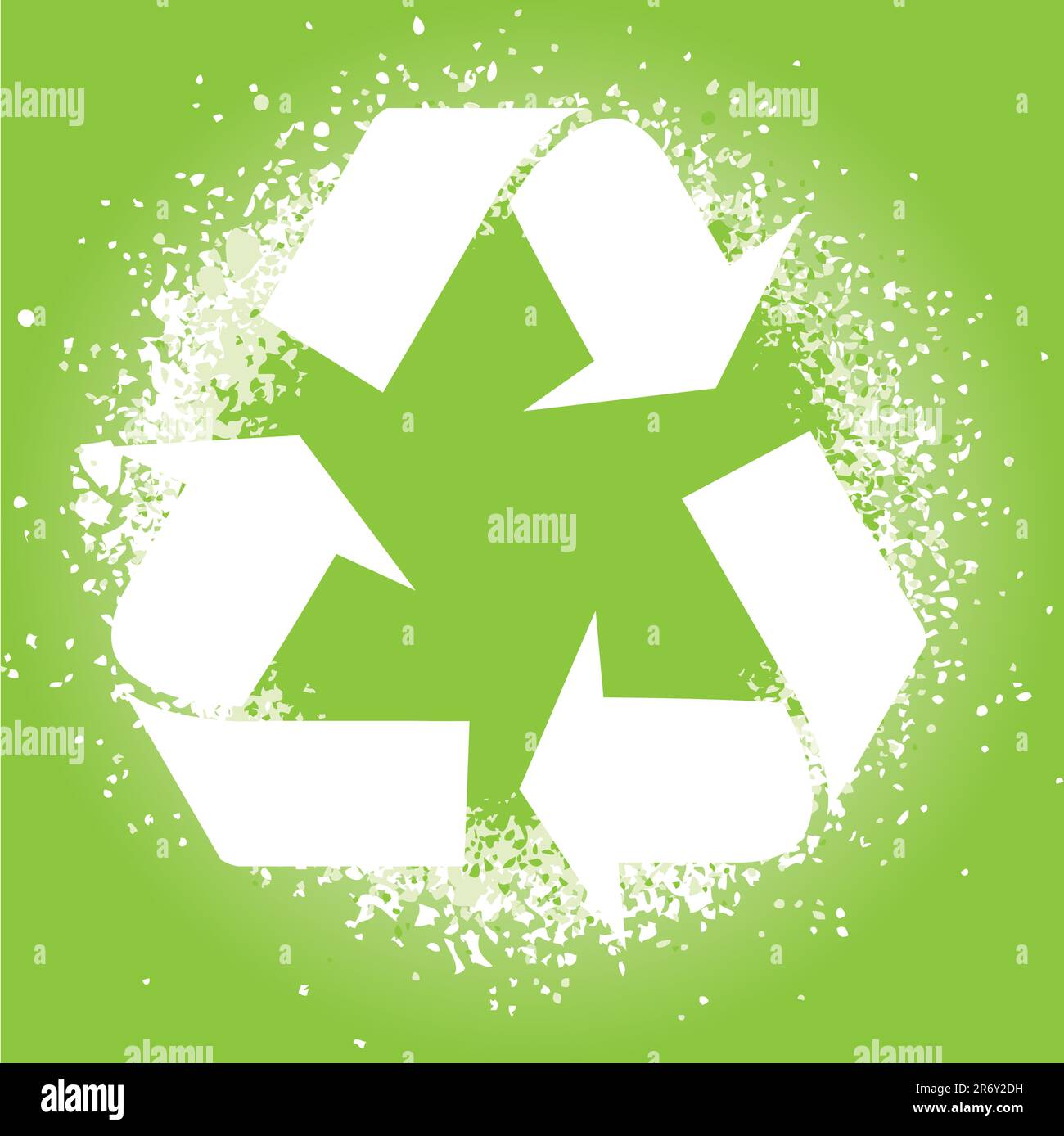 Drawing recycle symbol vector illustration Stock Vector Image & Art - Alamy