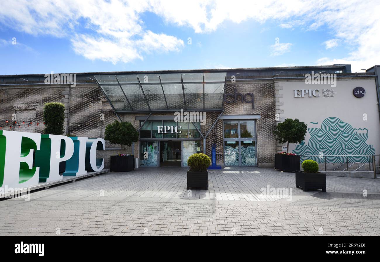 EPIC The Irish Emigration Museum at the North Dock by the River Liffey ...