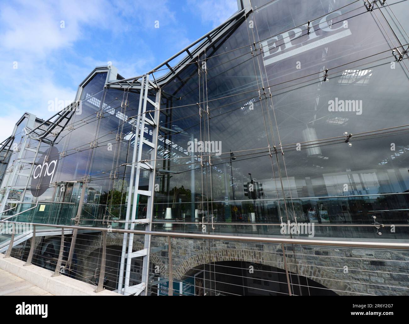 EPIC The Irish Emigration Museum at the North Dock by the River Liffey ...