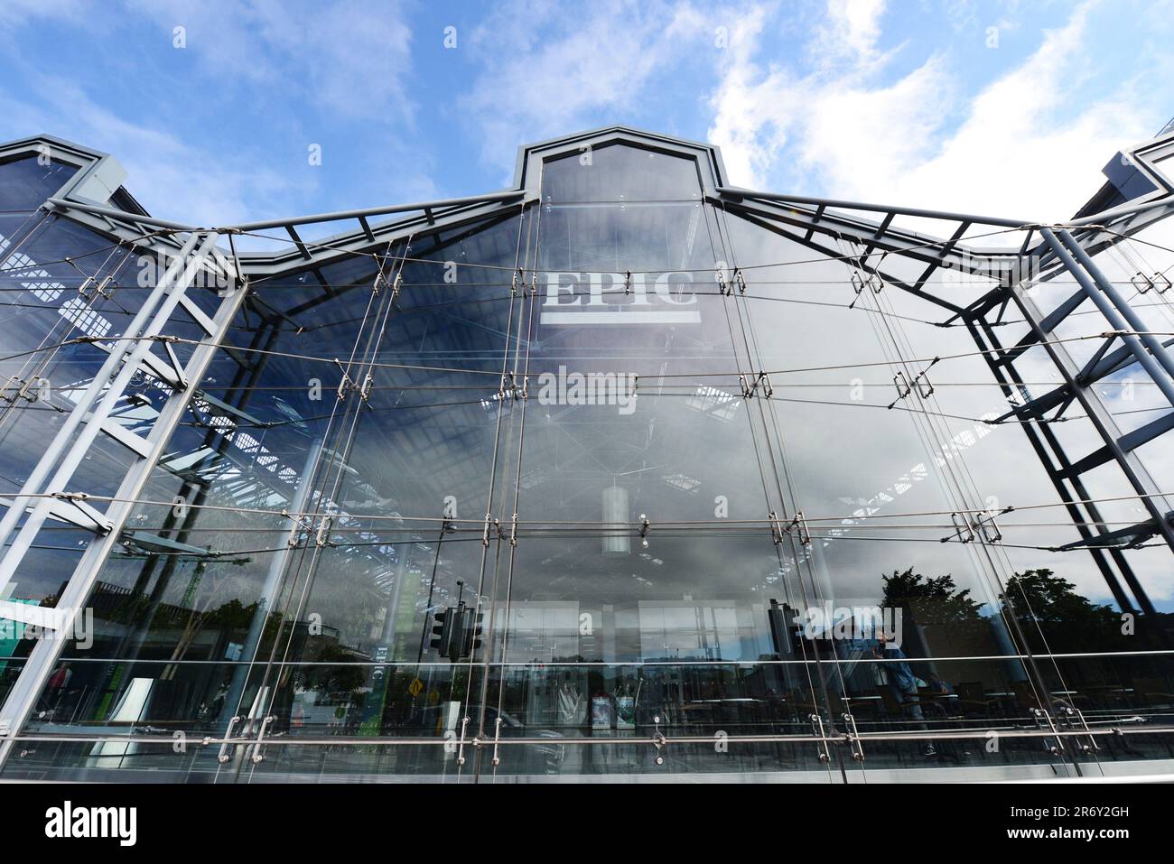 EPIC The Irish Emigration Museum at the North Dock by the River Liffey ...
