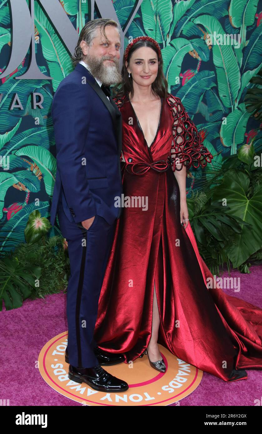 New York, NY, USA. 11th June, 2023. Joe Tippett and Sara Bareilles at ...