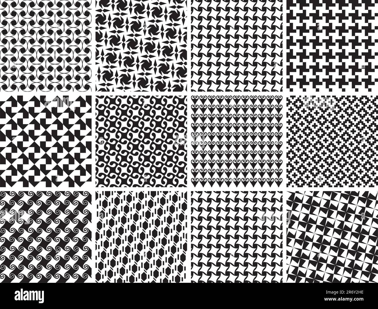 Abstract Texture Collection - Seamless Background Vector Stock Vector ...