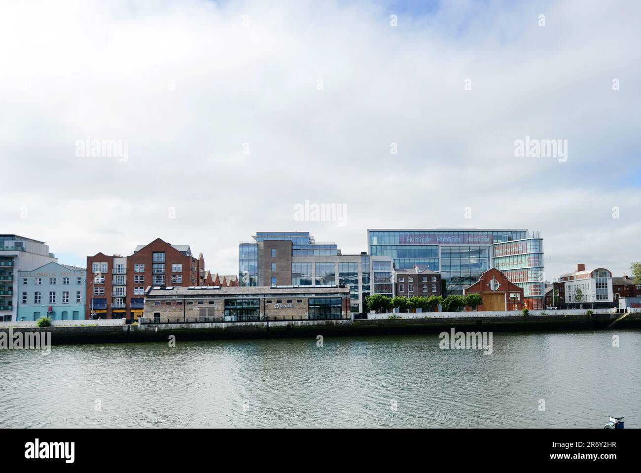 Rapid urban development along the River Liffey waterfront in Dublin ...