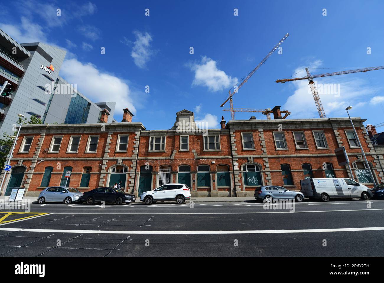 Construction projects at the Docklands in which old building are being ...