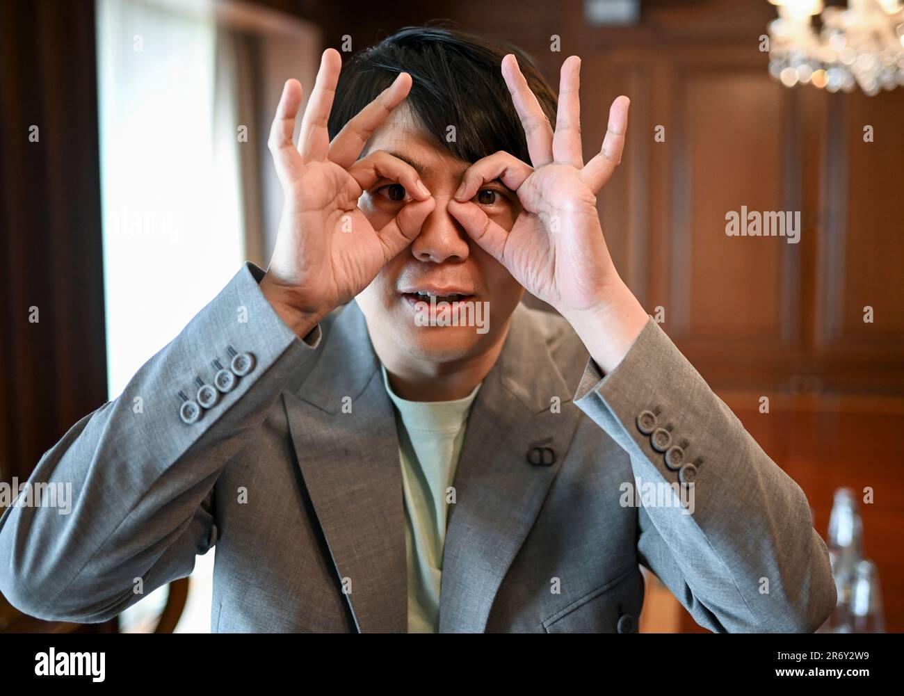 Berlin, Germany. 05th June, 2023. Pianist Lang Lang during an interview ...