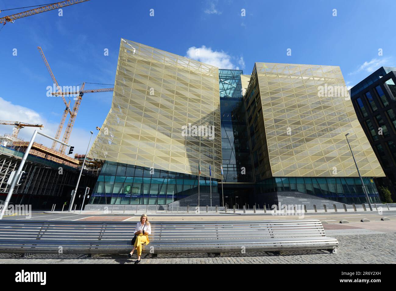 The Central Bank of Ireland building. North Wall Quay, Dublin, Ireland ...