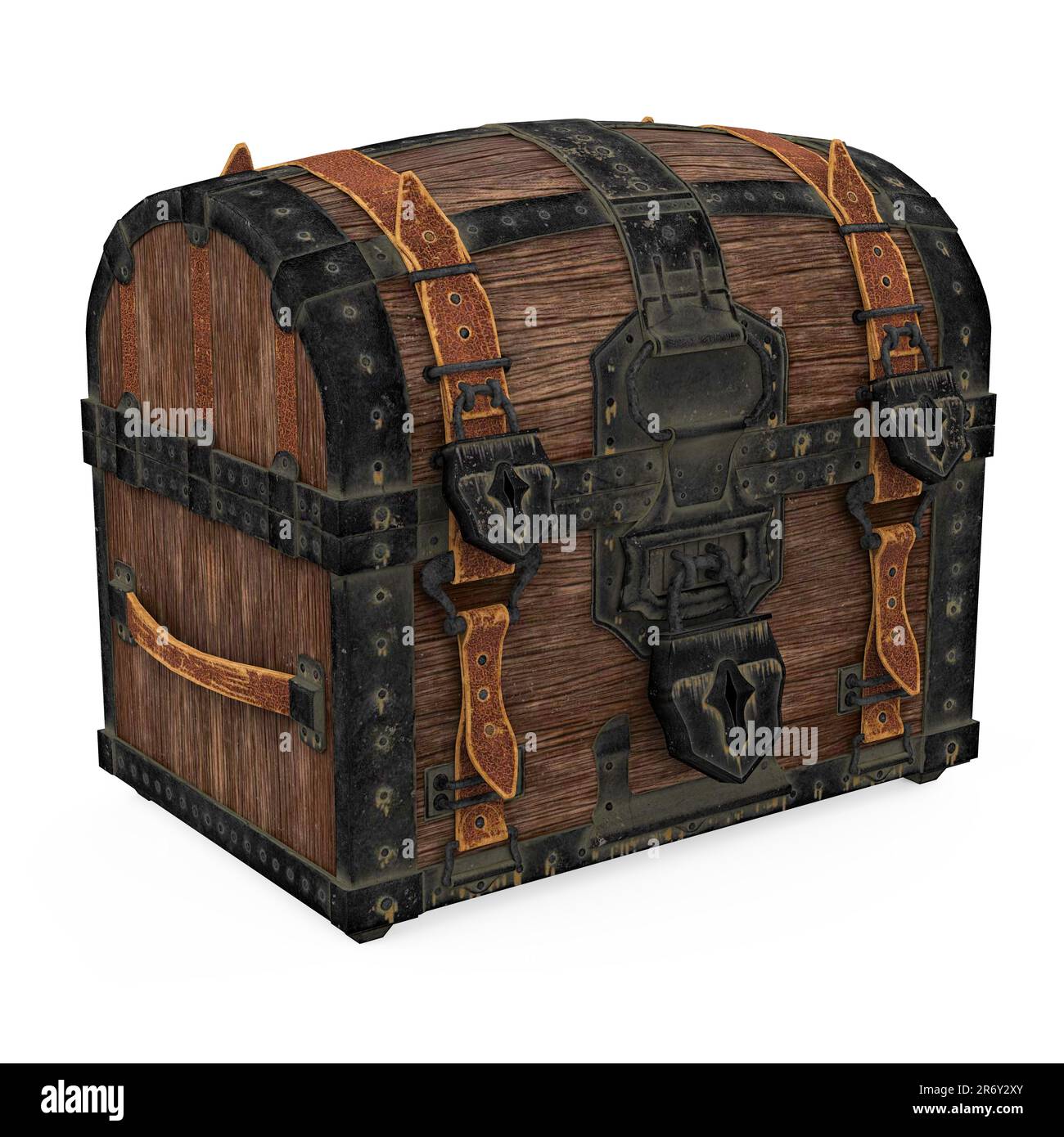 Treasure Chest Isolated Stock Photo - Alamy