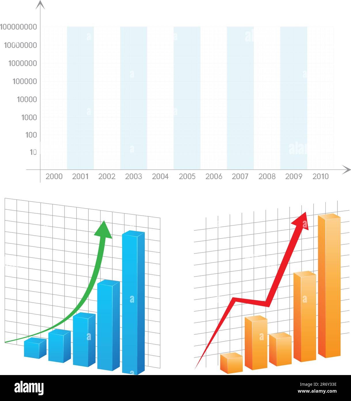 The financial schedule for business presentations on a white background ...