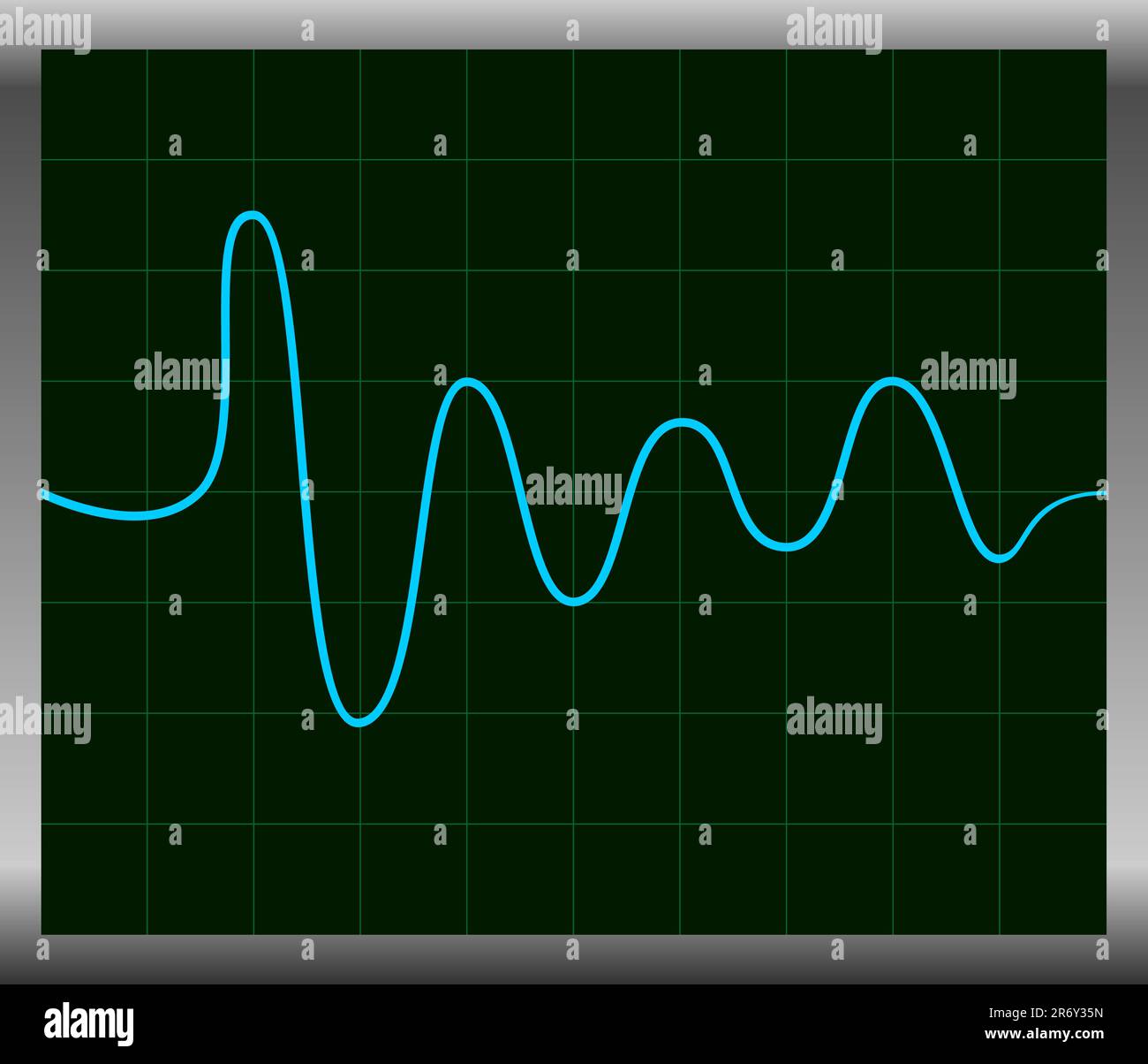 Normal ECG (electronic cardiogram) blue. Vector Stock Vector Image ...