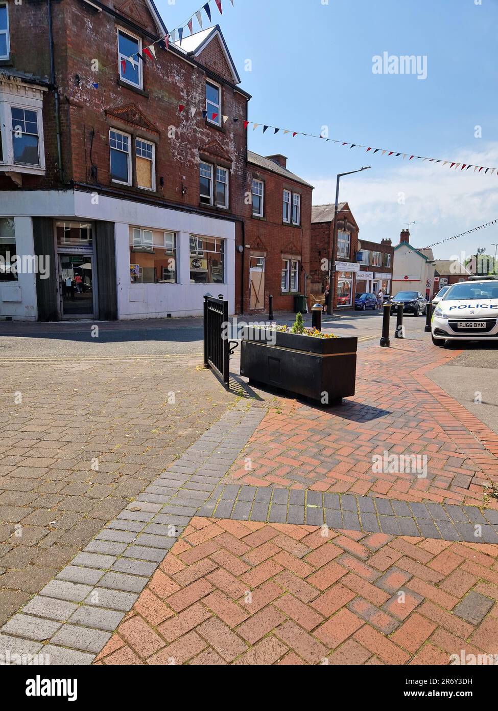 Street scene in Heanor, Derbyshire, UK Stock Photo - Alamy
