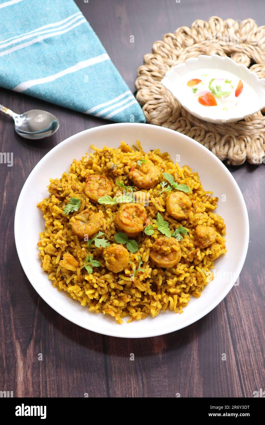 Biryani shrimp hi-res stock photography and images - Alamy