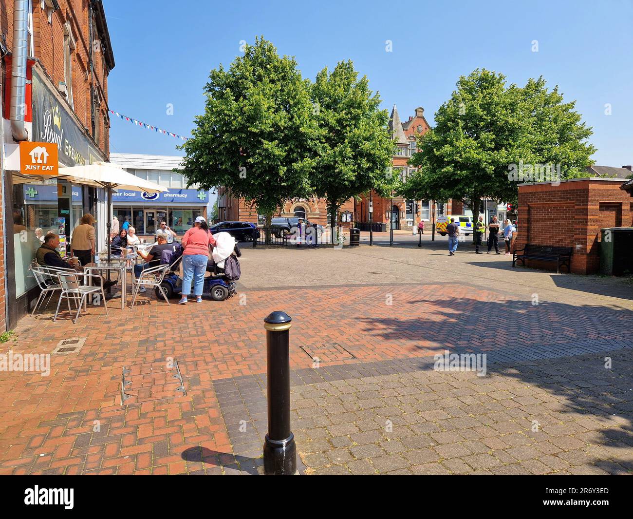 Street scene in Heanor, Derbyshire, UK Stock Photo - Alamy