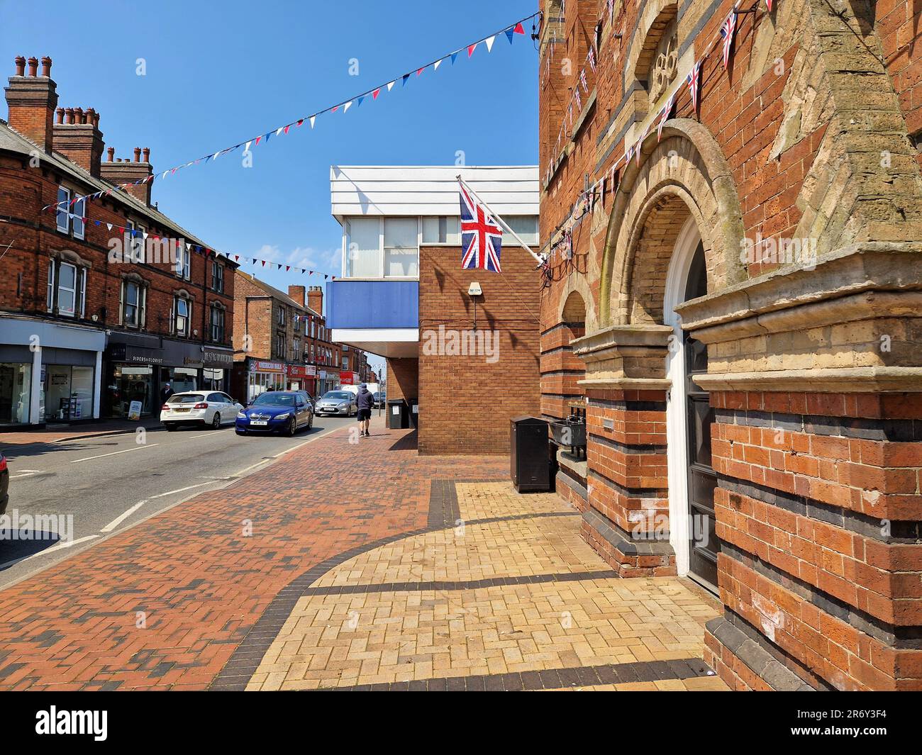 Street scene in Heanor, Derbyshire, UK Stock Photo - Alamy