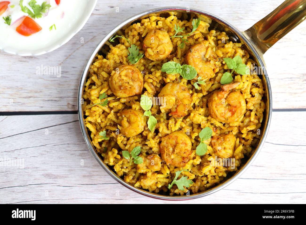 Prawns Biryani or shrimp Pulao. also called jheenga pilaf or jhinga ...