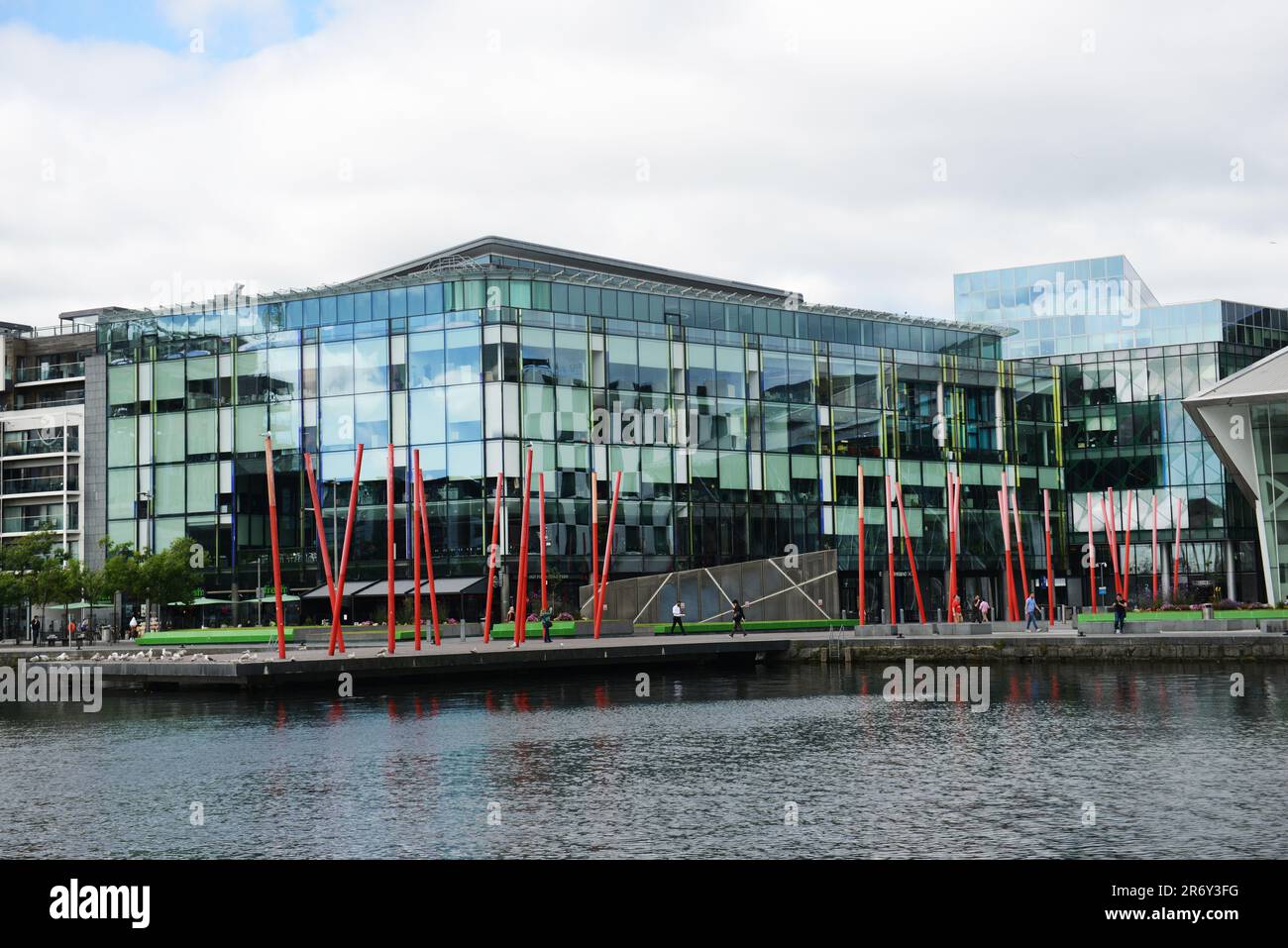 Grand Canal Square in Dublin, Ireland Stock Photo - Alamy