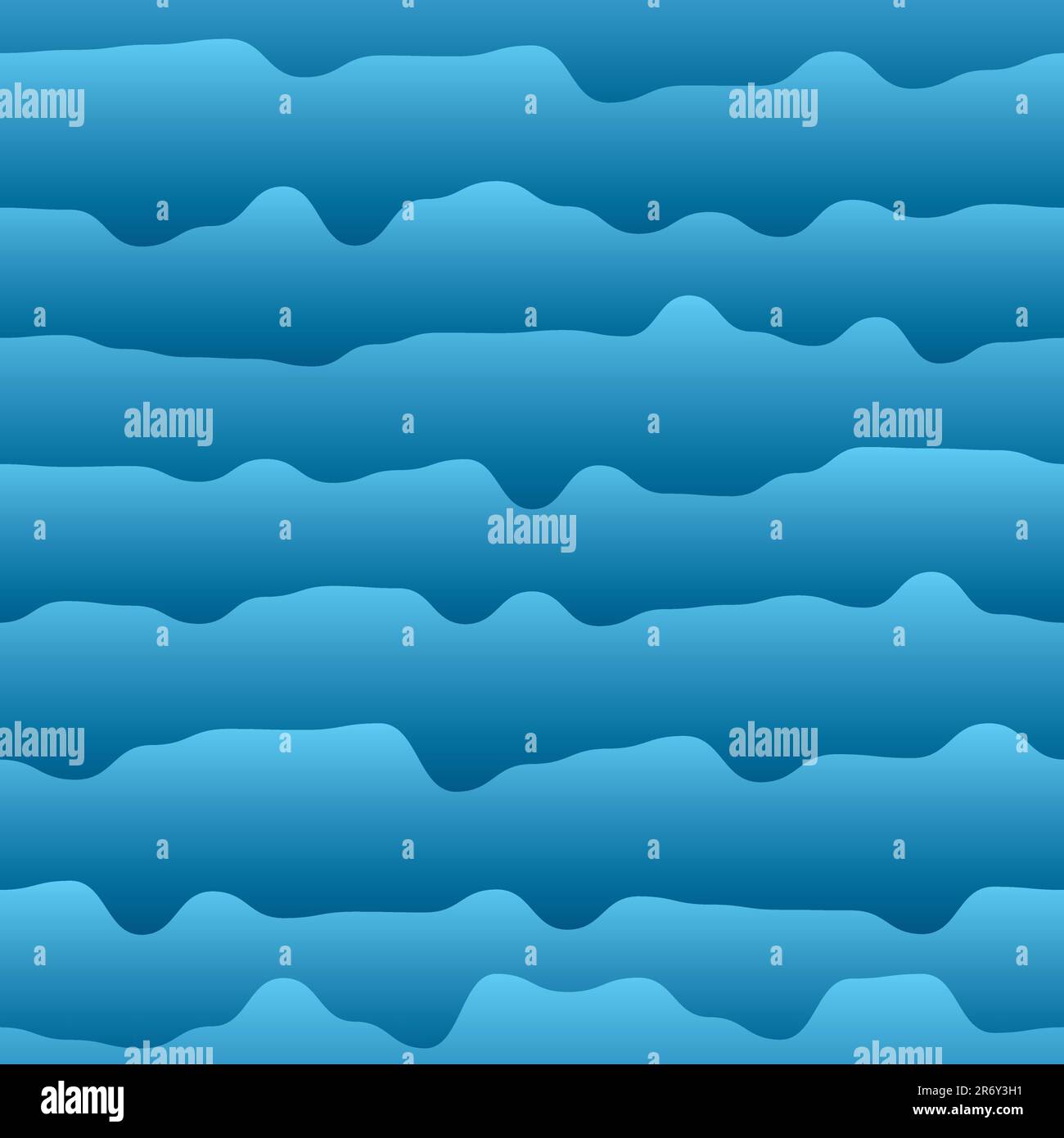 Abstract background of curves as water. Seamless pattern. Vector ...