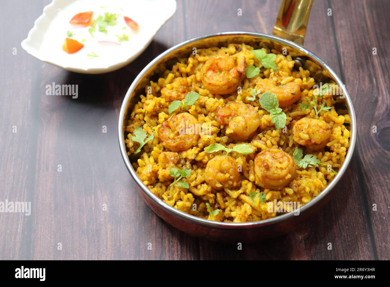 Prawns Biryani or shrimp Pulao. also called jheenga pilaf or jhinga ...