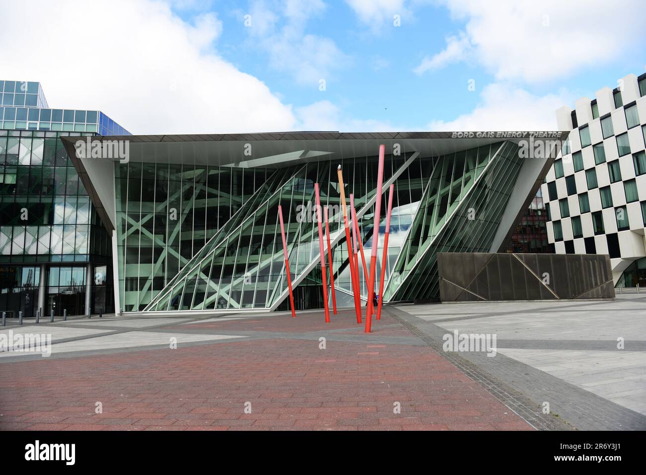 Bord Gáis Energy Theatre at the Grand Canal Square in Dublin, Ireland ...