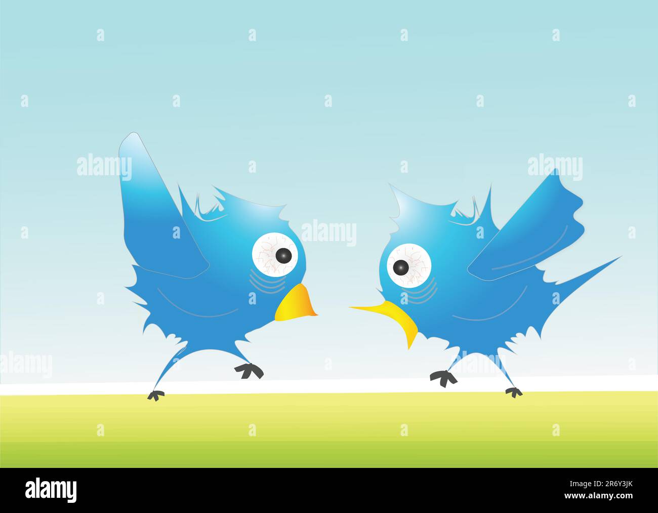 Competitors cartoon hi-res stock photography and images - Alamy