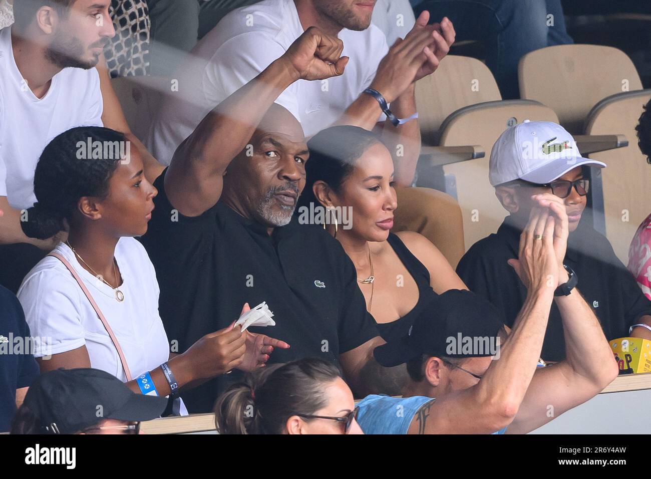 Paris, France. 11th June, 2023. Mike Tyson and dis family attend the ...
