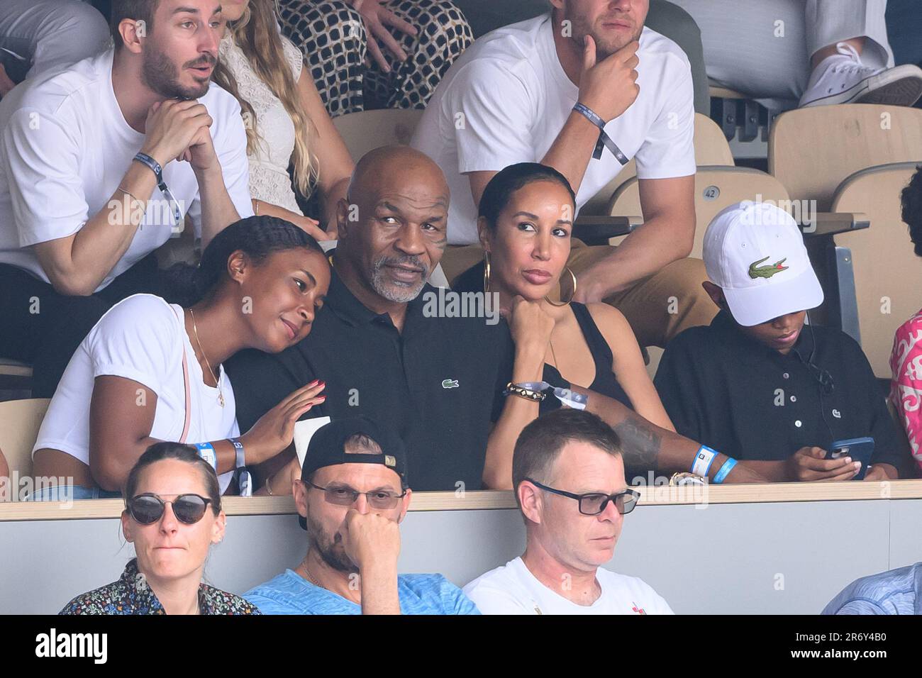 Paris, France. 11th June, 2023. Mike Tyson and dis family attend the ...