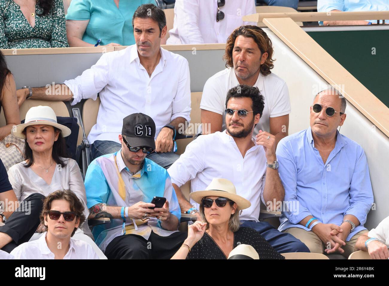 Paris, France. 11th June, 2023. Robert Pires and Amir attend the 2023 ...