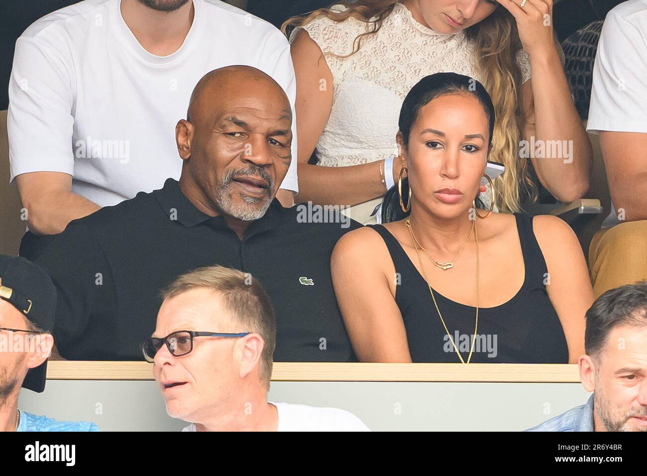 Paris, France. 11th June, 2023. Mike Tyson and his wife Lakiha Spicer ...