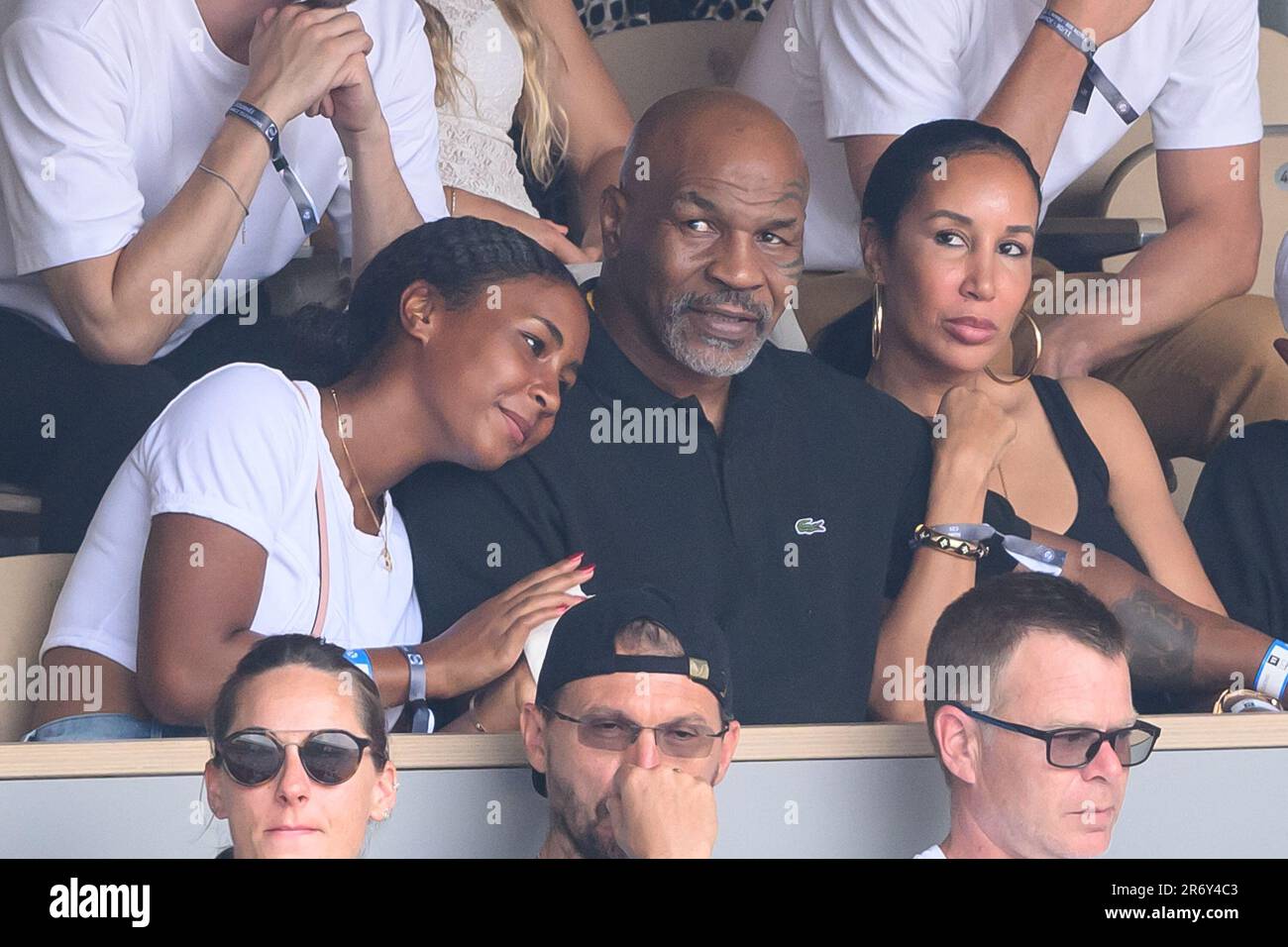 Paris, France. 11th June, 2023. Mike Tyson and dis family attend the ...