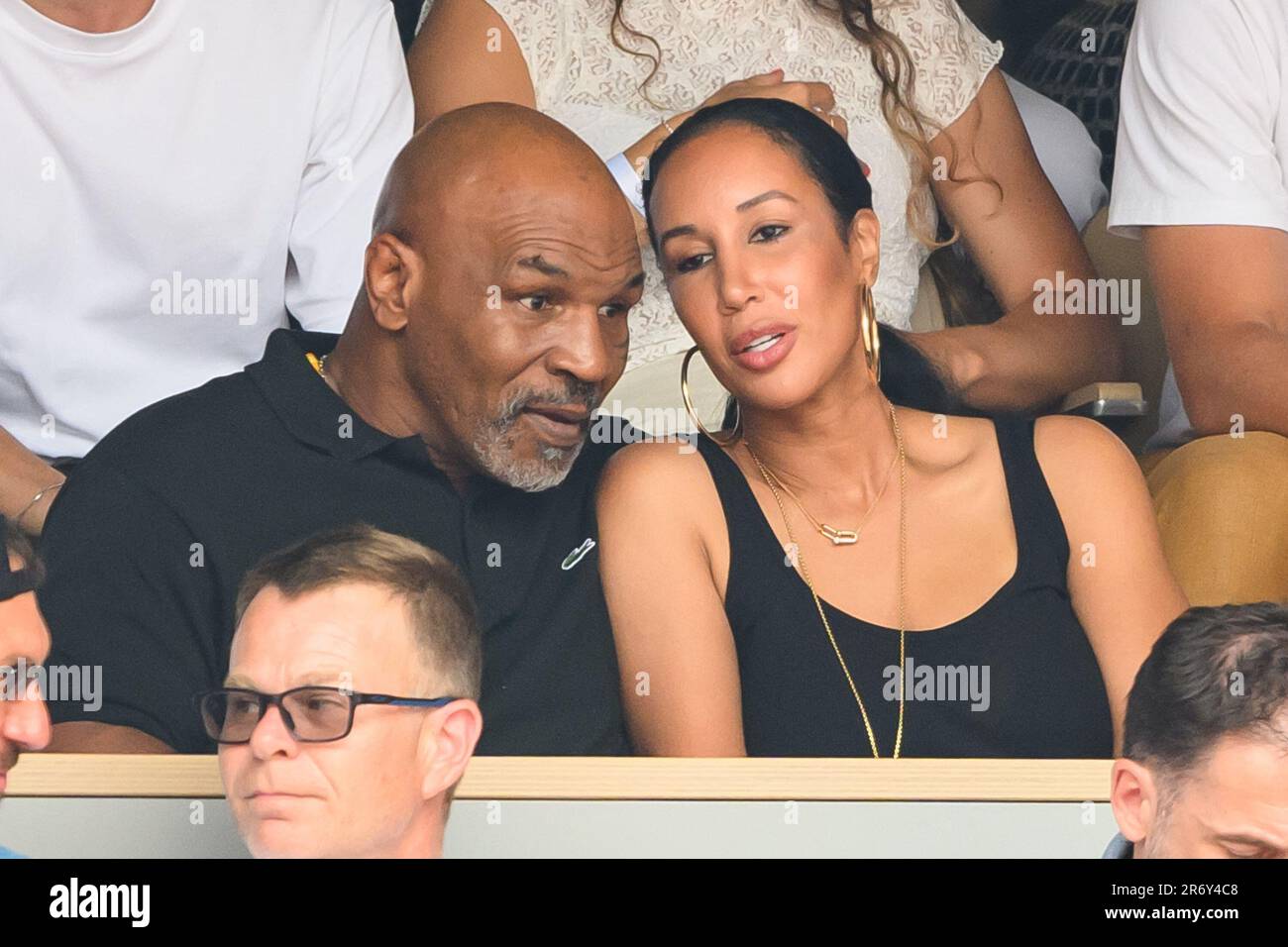 Paris, France. 11th June, 2023. Mike Tyson and his wife Lakiha Spicer ...
