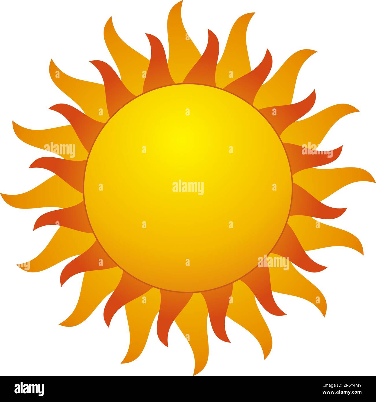 sun isolated on withe background Stock Vector Image & Art - Alamy