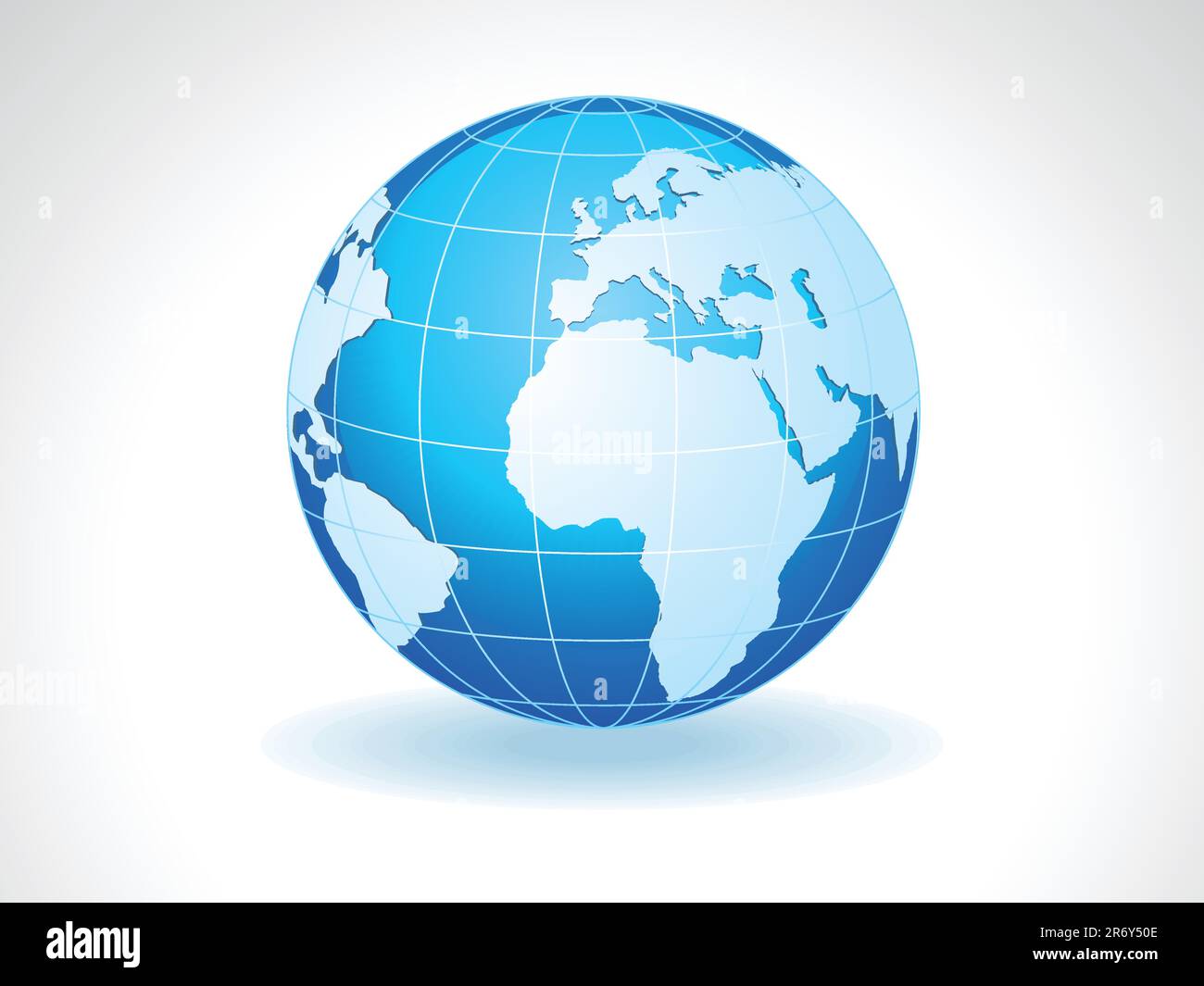 abstract detailed shiny globe vector illustration Stock Vector Image ...