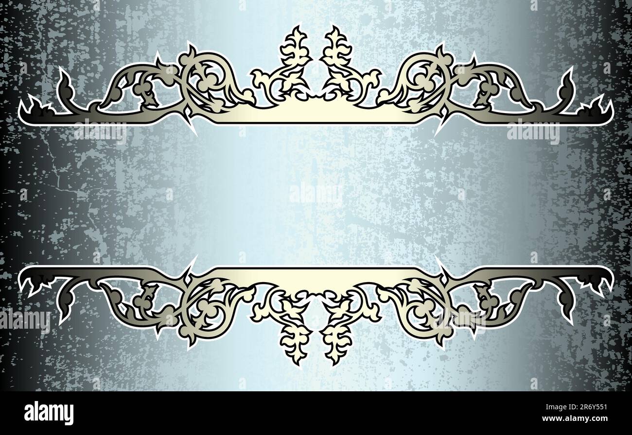 Gold scroll work Stock Vector Images - Alamy