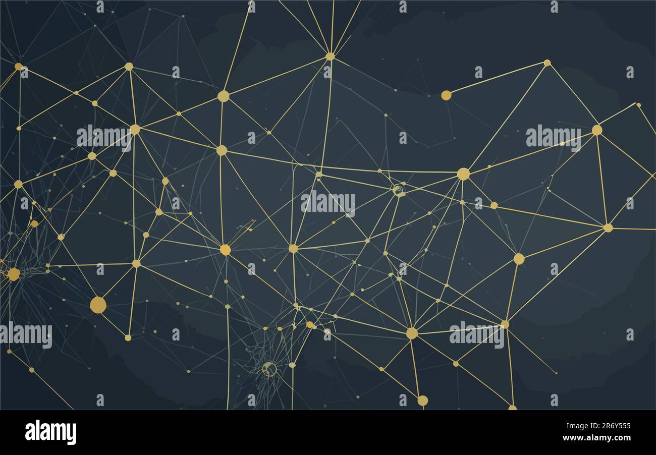 Interconnected dots hi-res stock photography and images - Alamy