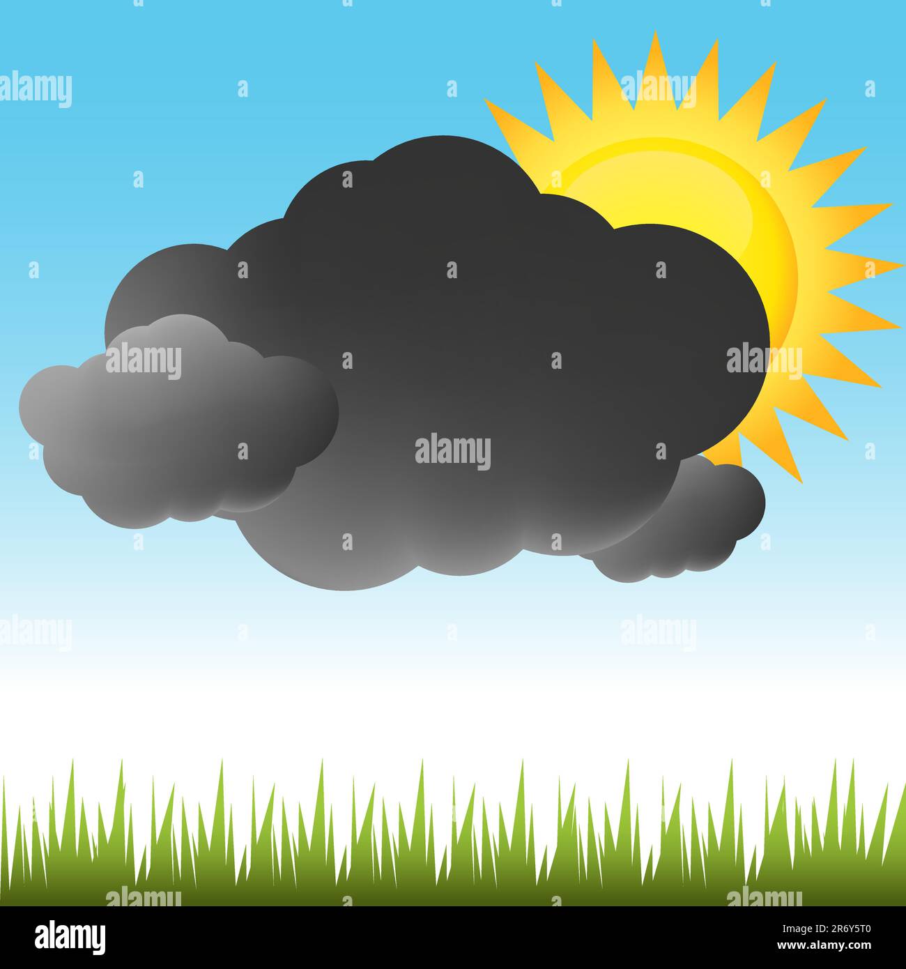 Mostly Cloudy Cartoon