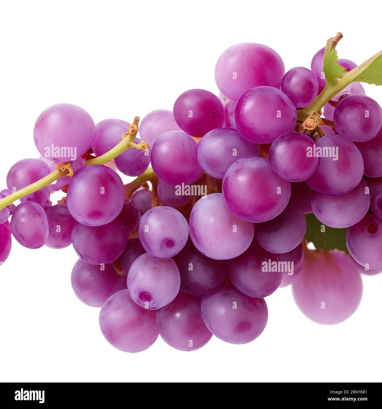 grape fruits in wicker or basket closeup isolated on white background ...