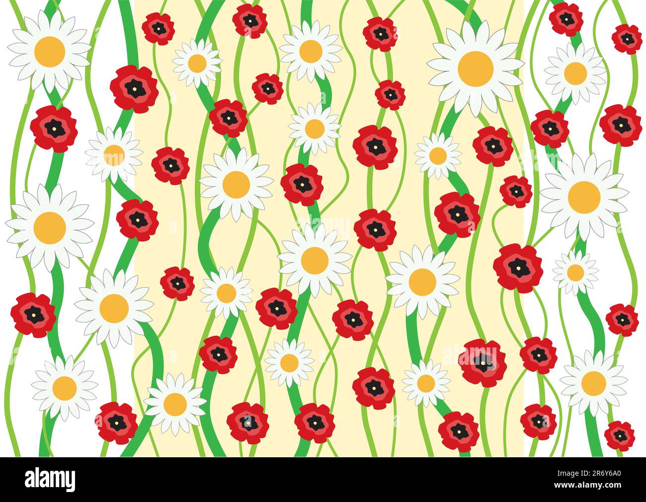 Field poppy flowers Stock Vector Images - Alamy