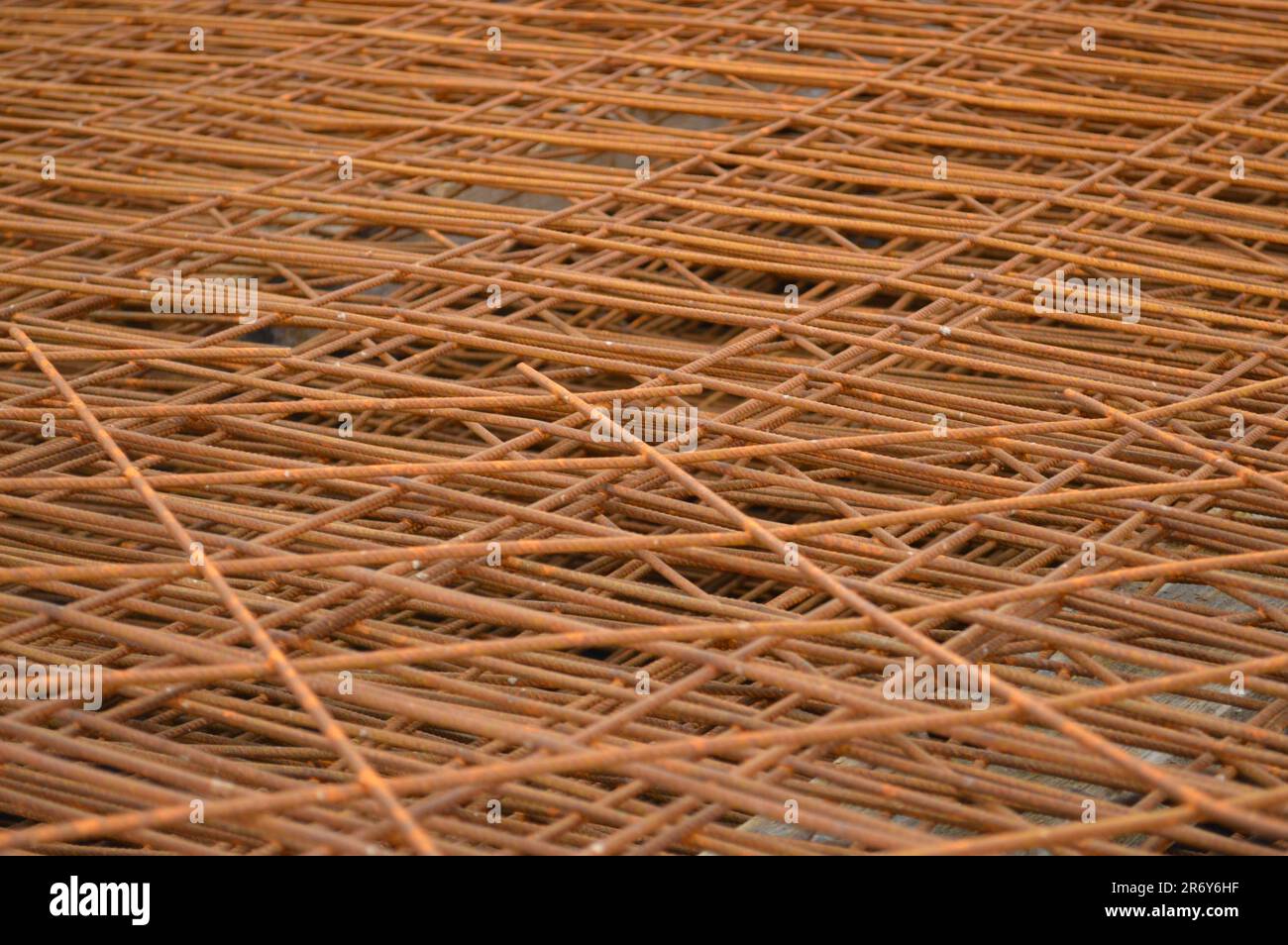 Iron metal braided rusty yellow reinforcing welded industrial ...