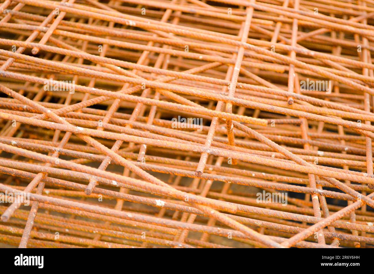 Iron metal braided rusty yellow reinforcing welded industrial ...