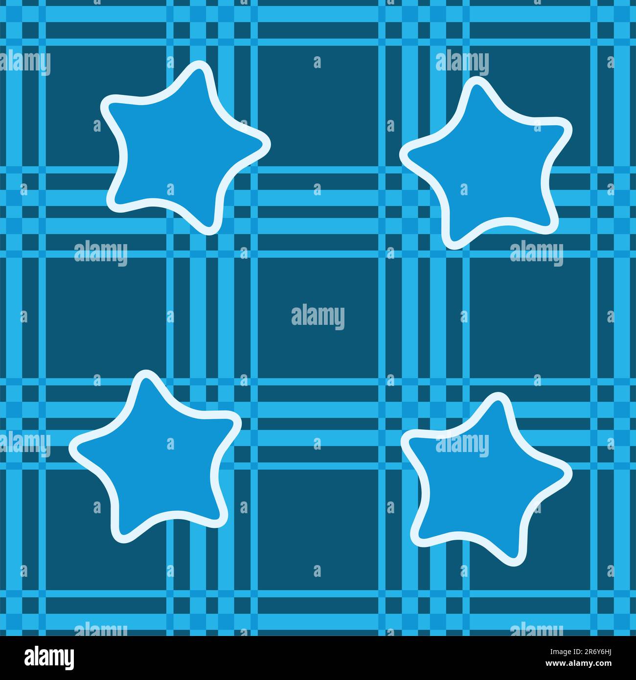Abstract seamless background with blue stars. Vector illustration Stock ...