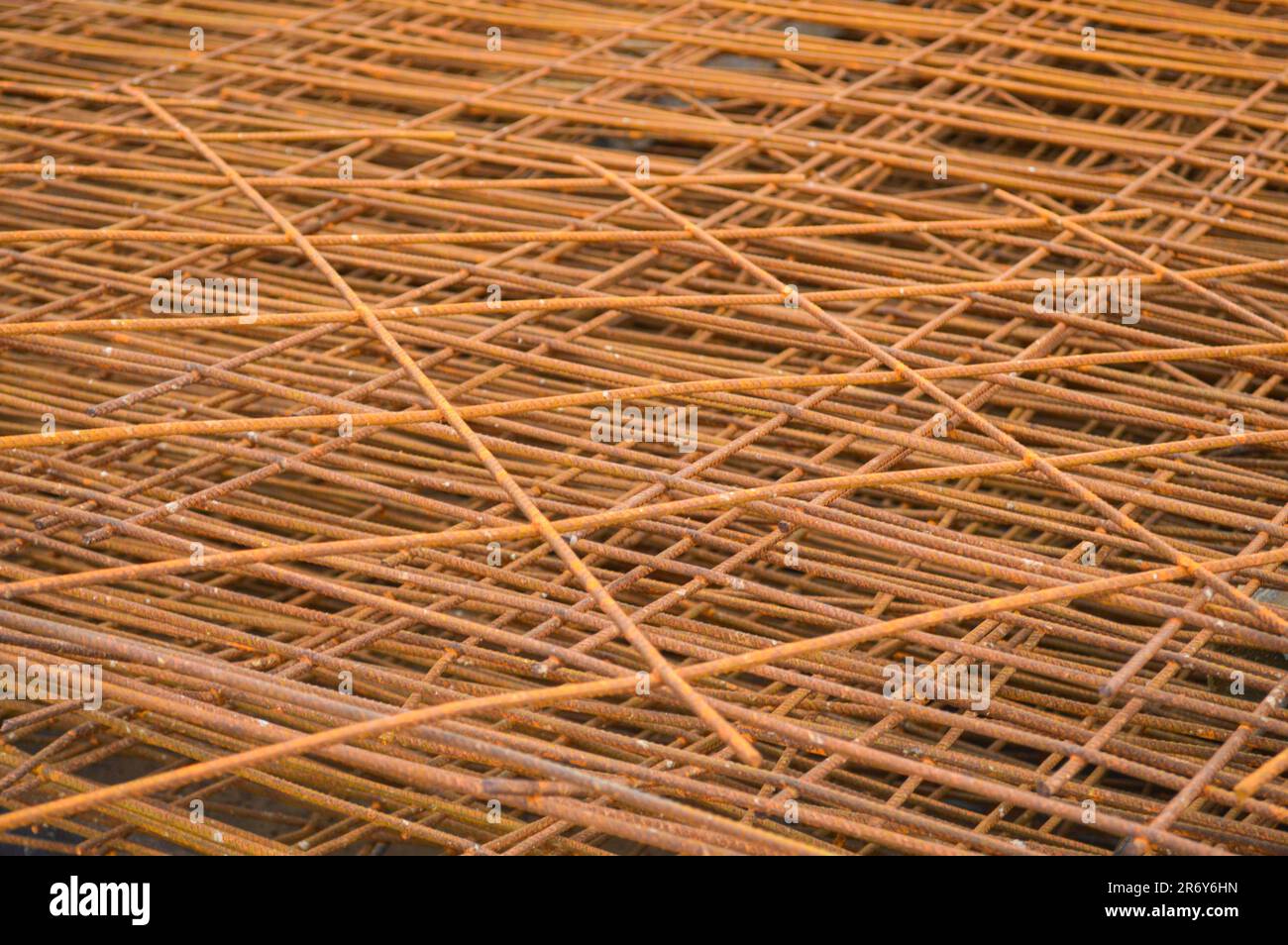 Iron metal braided rusty yellow reinforcing welded industrial ...