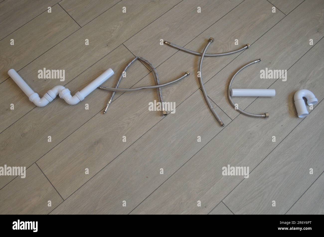 Silver pipes metal plumbing hi-res stock photography and images - Alamy