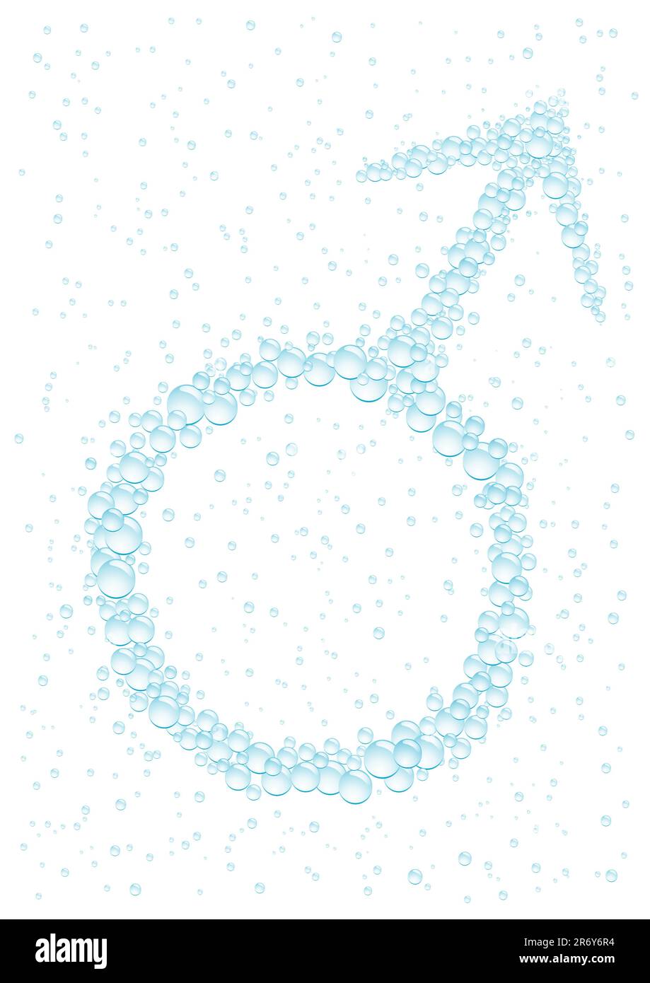 Man's symbol on the white drops background Stock Vector Image & Art - Alamy