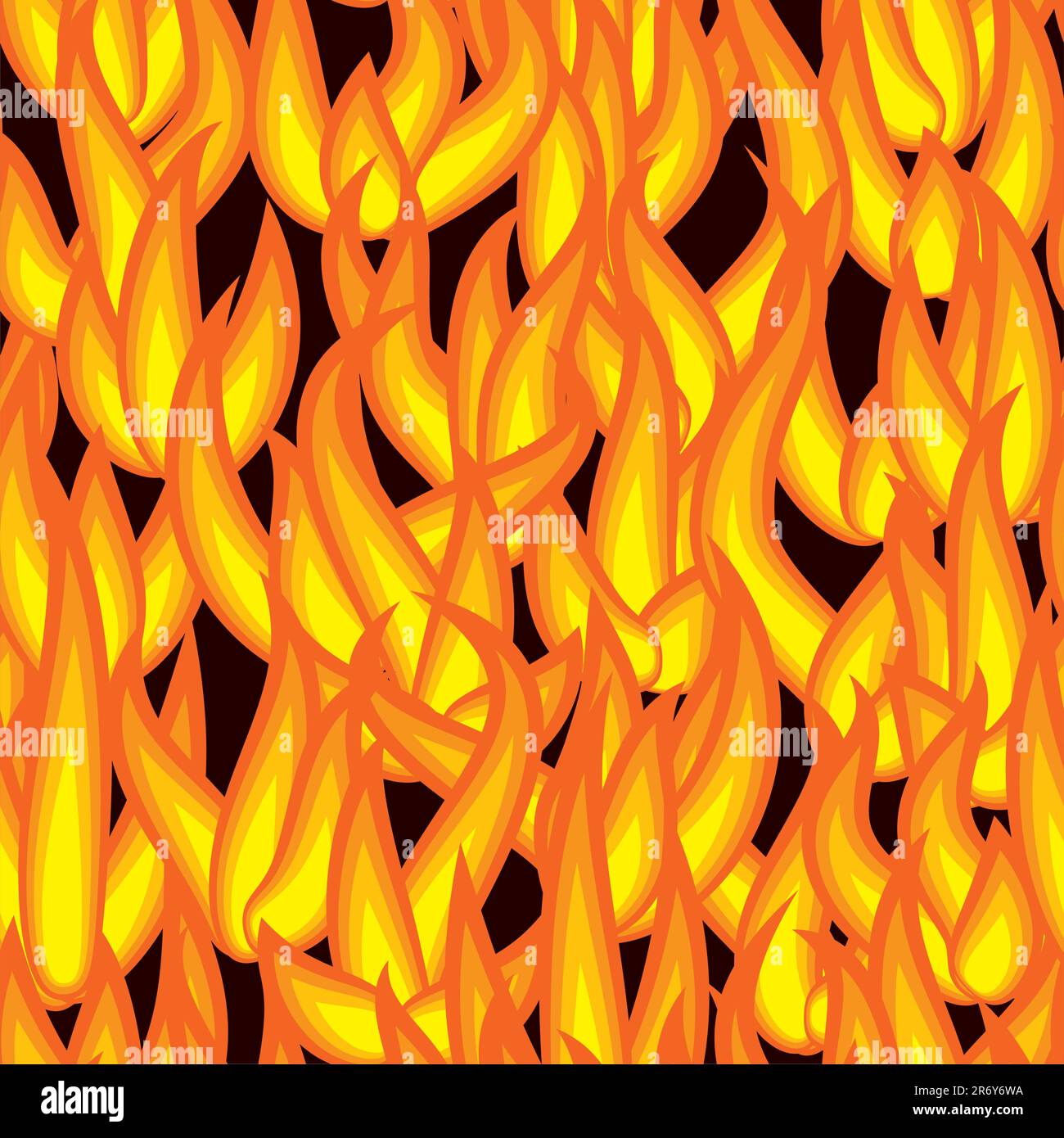 Abstract background of flame. Seamless pattern. Vector illustration ...