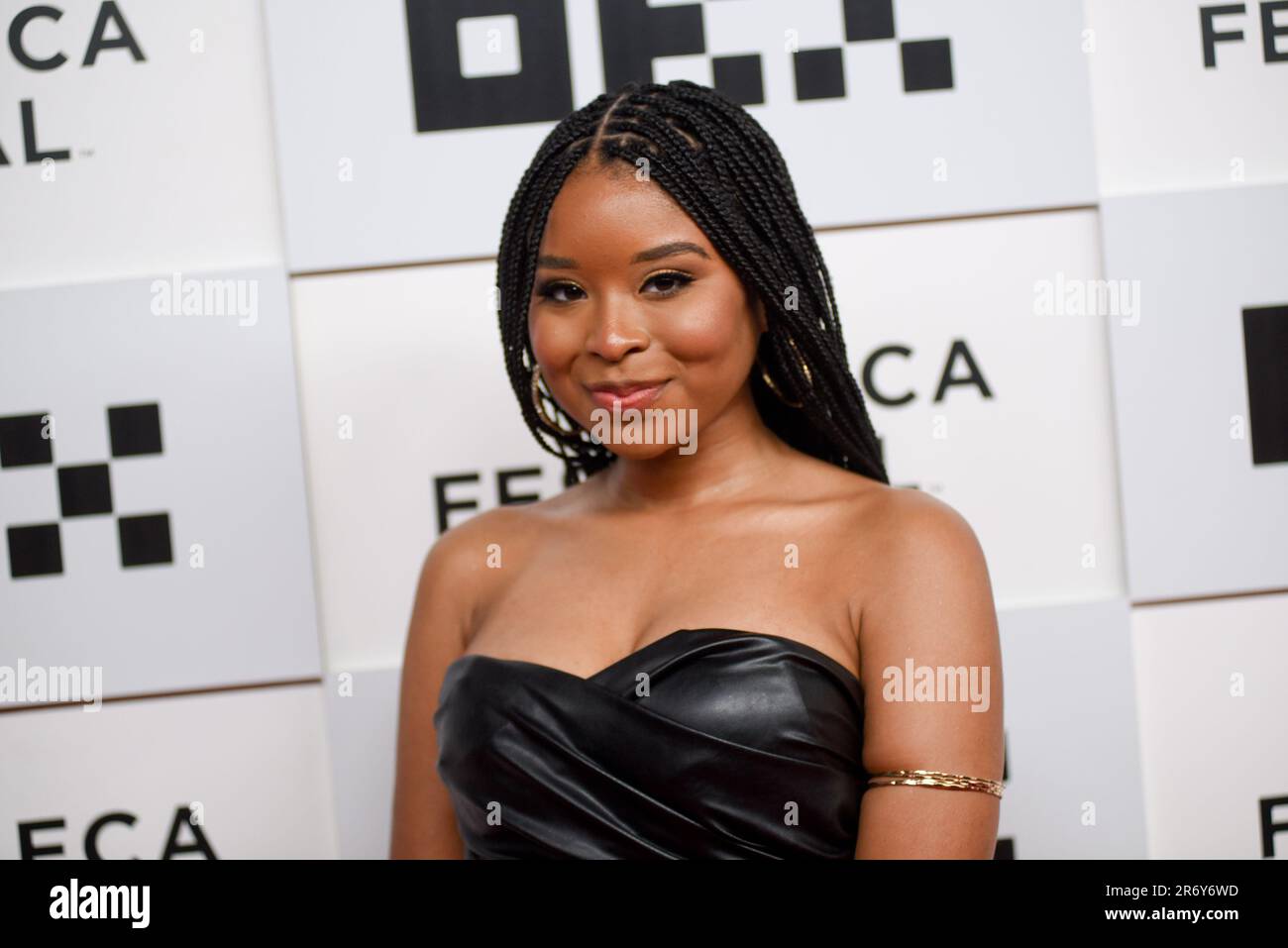 New York, USA. 11th June, 2023. Madison McBride attends ‘Full Circle' Tribeca Festival premiere ...