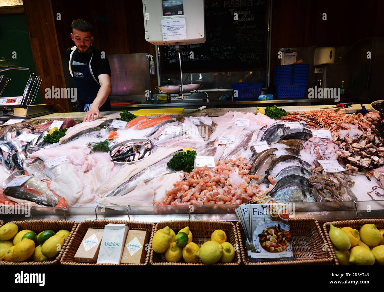 Fresh seafood at the Beshoffs The Market & Beshoffs Sea Grill in Howth ...
