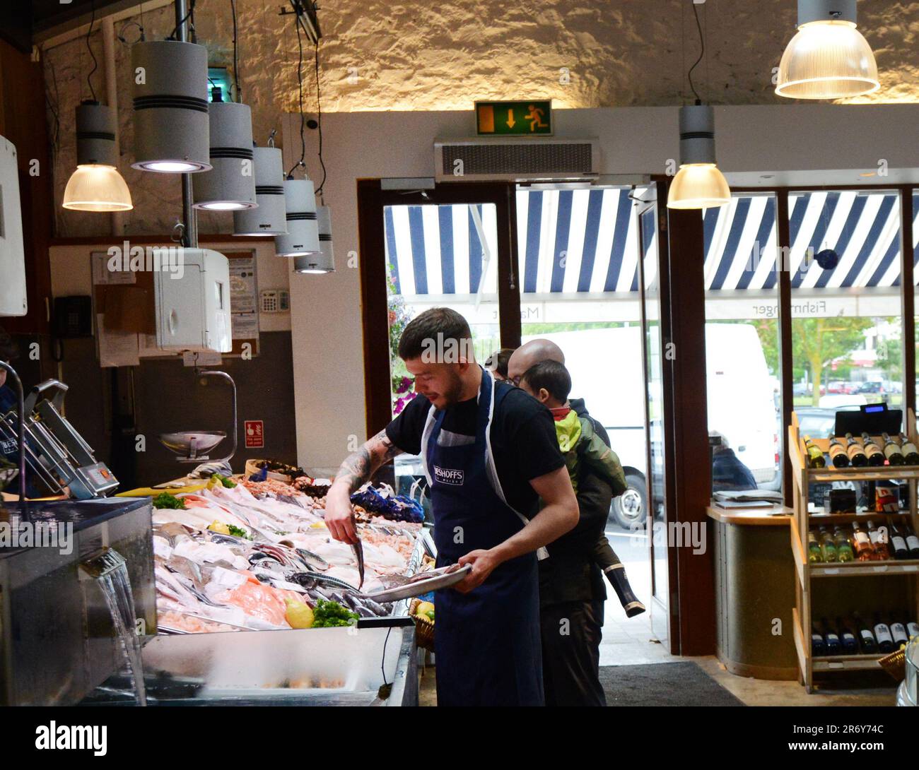 Fresh seafood at the Beshoffs The Market & Beshoffs Sea Grill in Howth ...