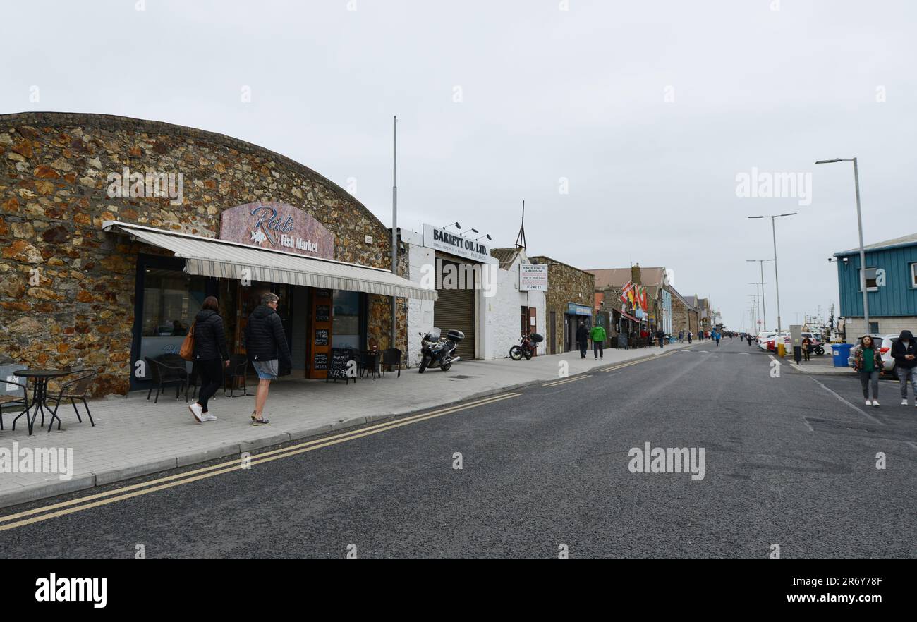 Reid's fish market on the pier at Howth, Ireland Stock Photo - Alamy