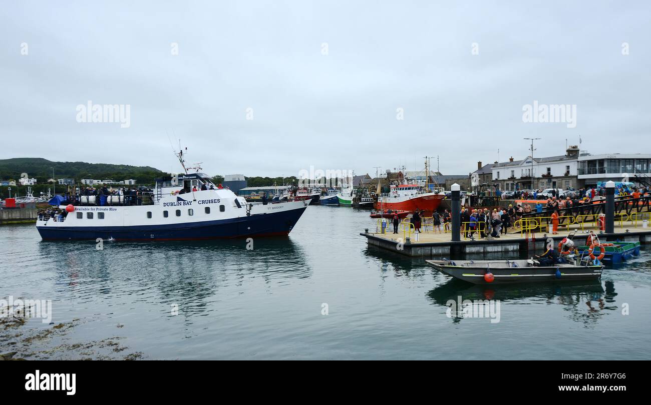 Dublin Bay cruise entering the port of Howth, Ireland Stock Photo - Alamy