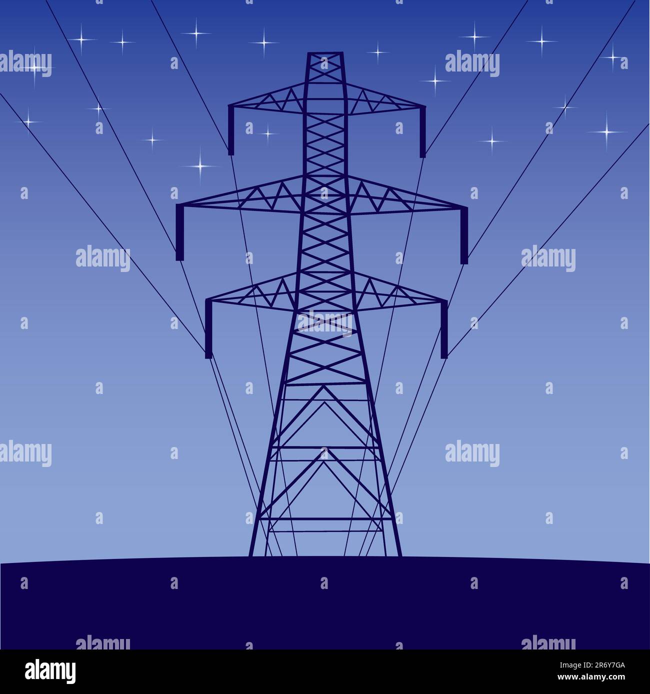 Sky electric environment Stock Vector Images - Alamy