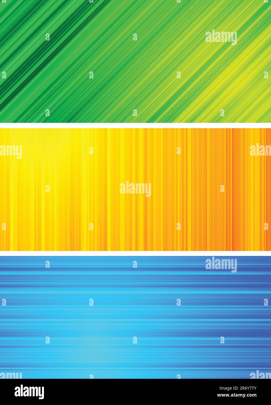 Simple abstract banners with strips (eps 10 Stock Vector Image & Art ...